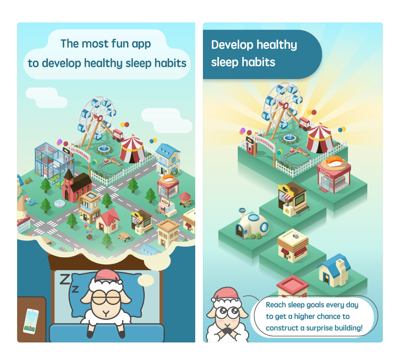 Wewillapp | SleepTown-แอพช่วยพัฒนาการนอนที่สนุกที่สุดในตอนนี้